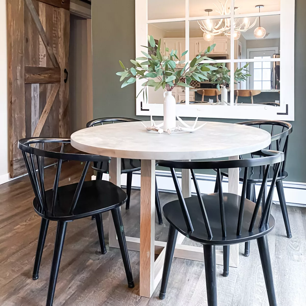 Round Dining Table Plans - Cahill's Creative | Build Stylish Kitchen Furniture